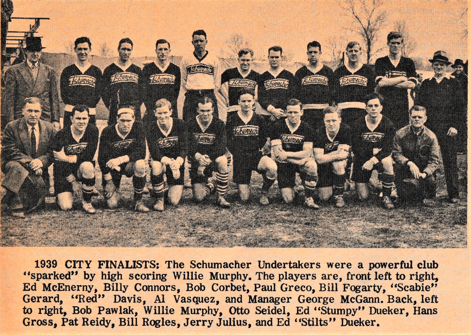 Fogarty, Billy 1978 - St. Louis Soccer Hall of Fame