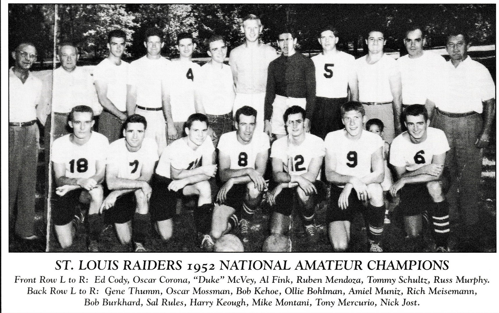 Keough, Harry 1972 - St. Louis Soccer Hall of Fame