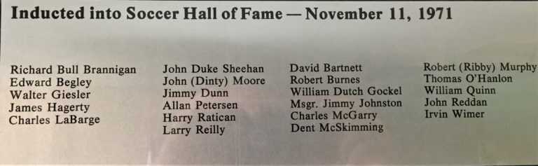 Hagerty, James 1971 - St. Louis Soccer Hall of Fame