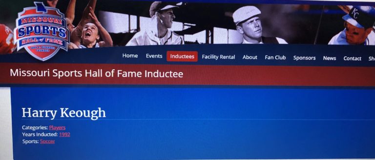 Keough, Harry 1972 - St. Louis Soccer Hall of Fame