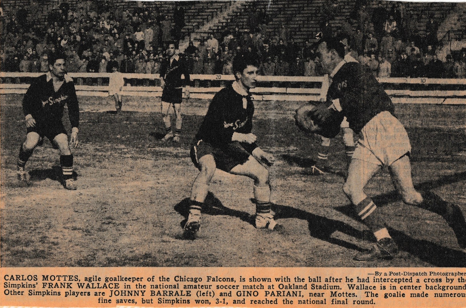 Wallace, Frank "Pee Wee" 1975 - St. Louis Soccer Hall of Fame