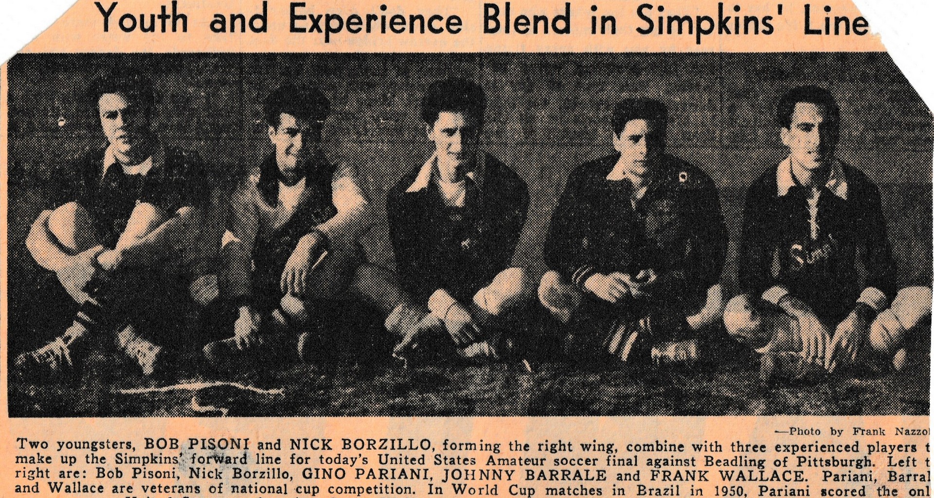 Wallace, Frank "Pee Wee" 1975 - St. Louis Soccer Hall of Fame