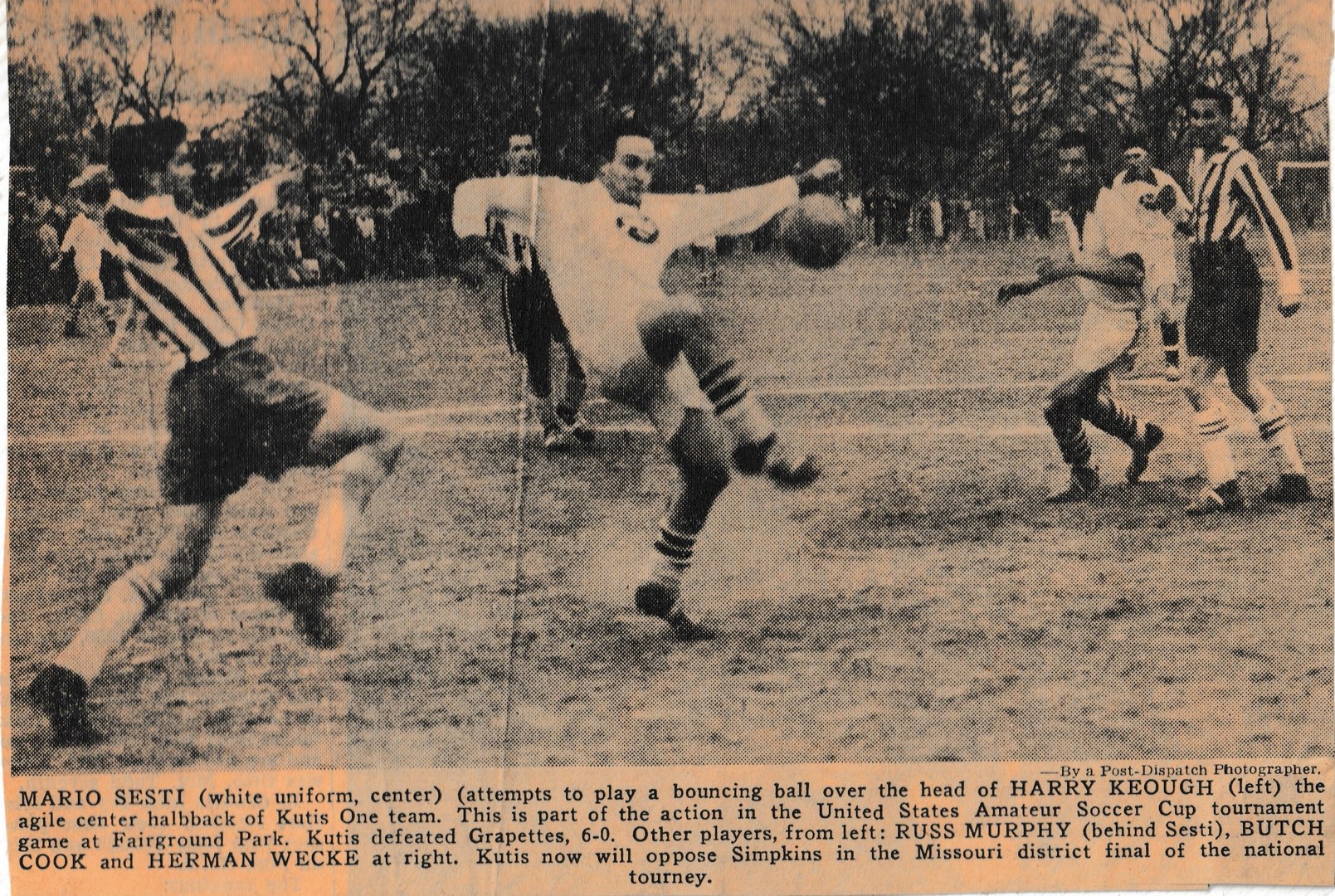 Keough, Harry 1972 - St. Louis Soccer Hall of Fame