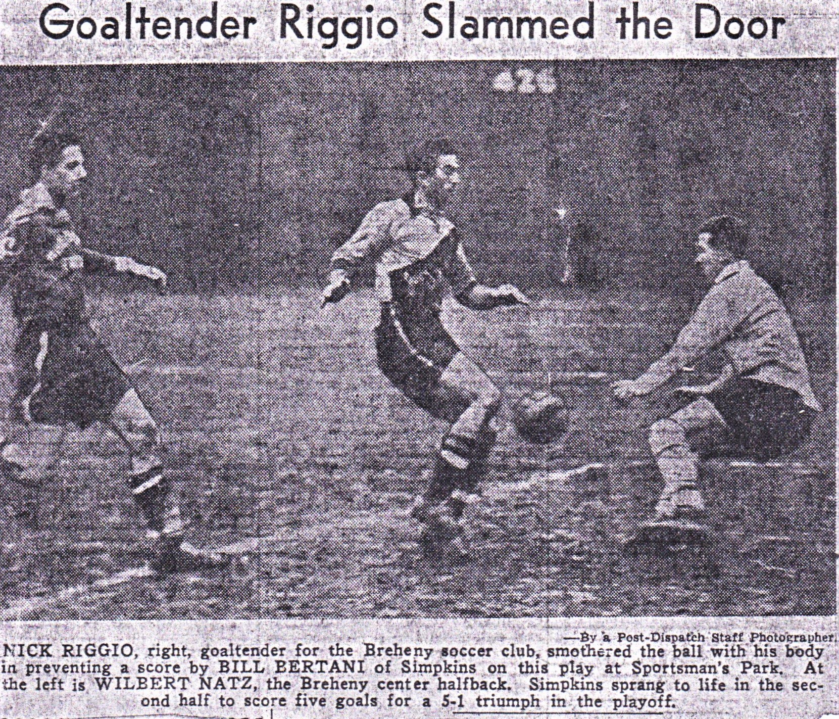 Riggio, Nick 1985 - St. Louis Soccer Hall of Fame