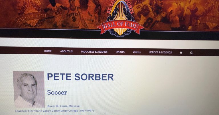 Sorber, Pete 1988 - St. Louis Soccer Hall of Fame