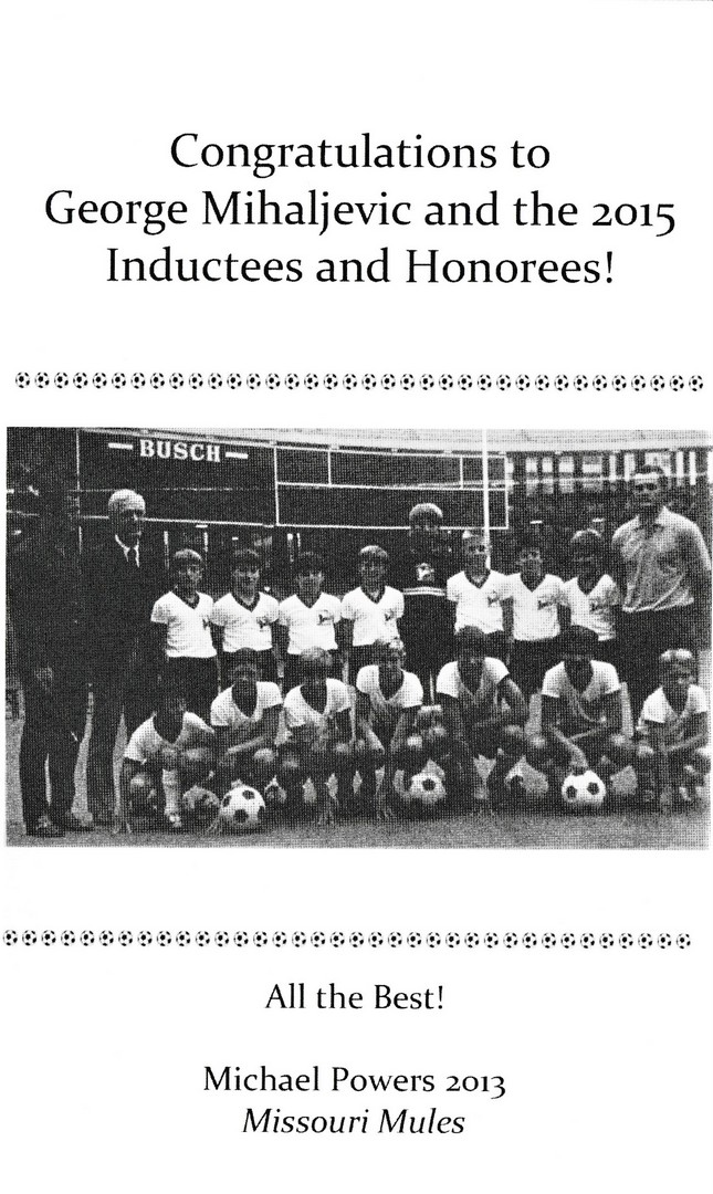 Powers, Mike 2013 - St. Louis Soccer Hall of Fame