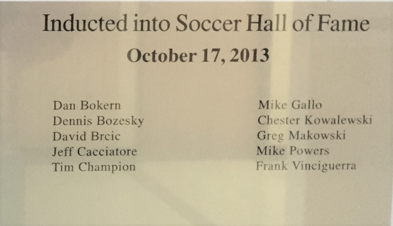 Cacciatore, Jeff 2013 - St. Louis Soccer Hall of Fame