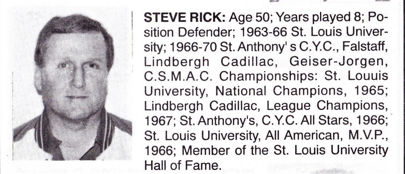 1996 Inductees - St. Louis Soccer Hall of Fame