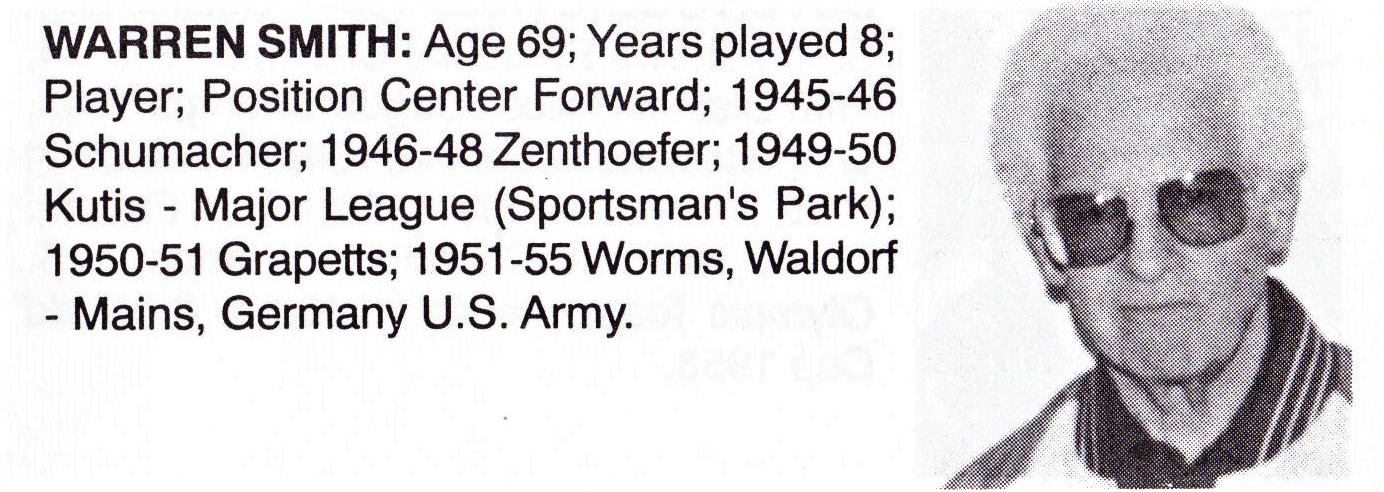 1996 Inductees - St. Louis Soccer Hall of Fame
