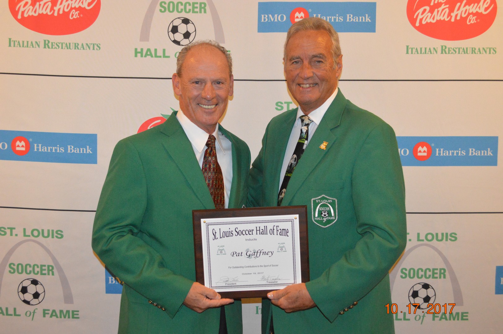 2017 Induction Banquet - St. Louis Soccer Hall of Fame