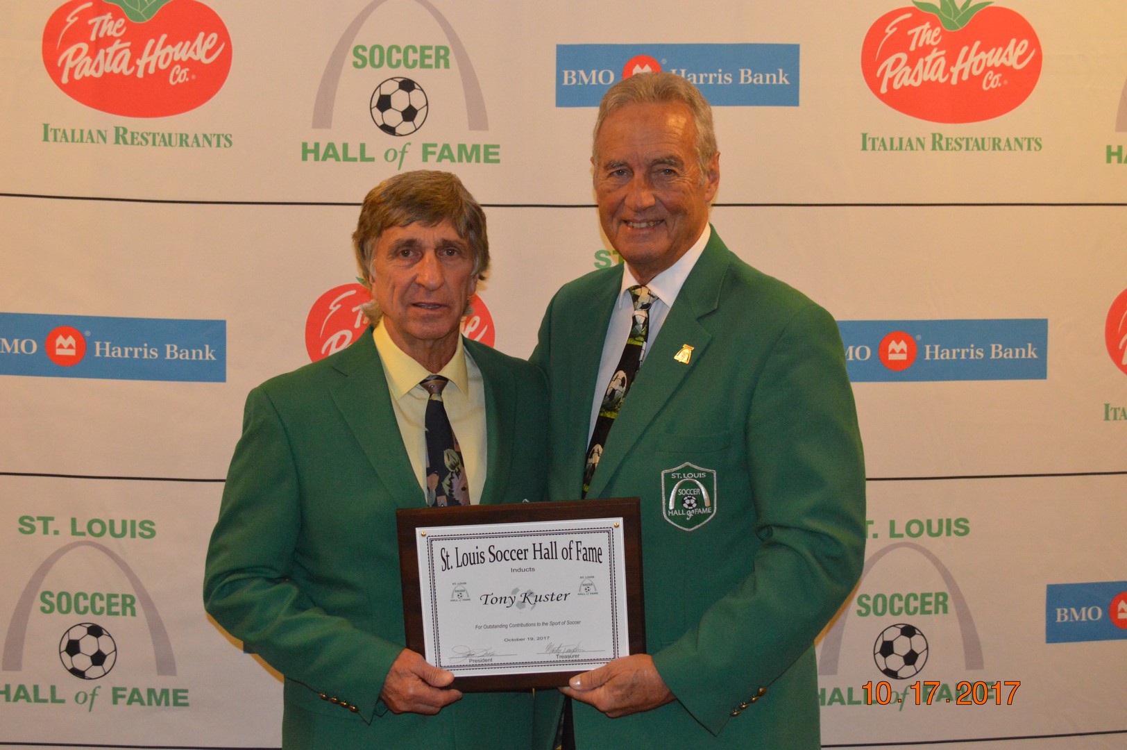2017 Induction Banquet - St. Louis Soccer Hall of Fame