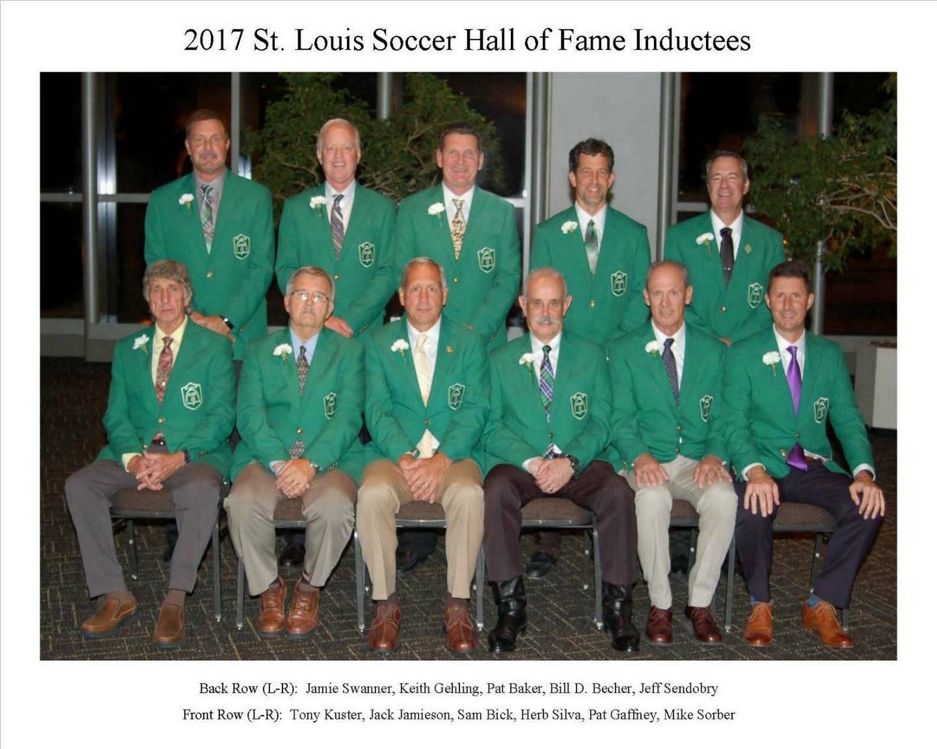 2017 Induction Banquet - St. Louis Soccer Hall of Fame