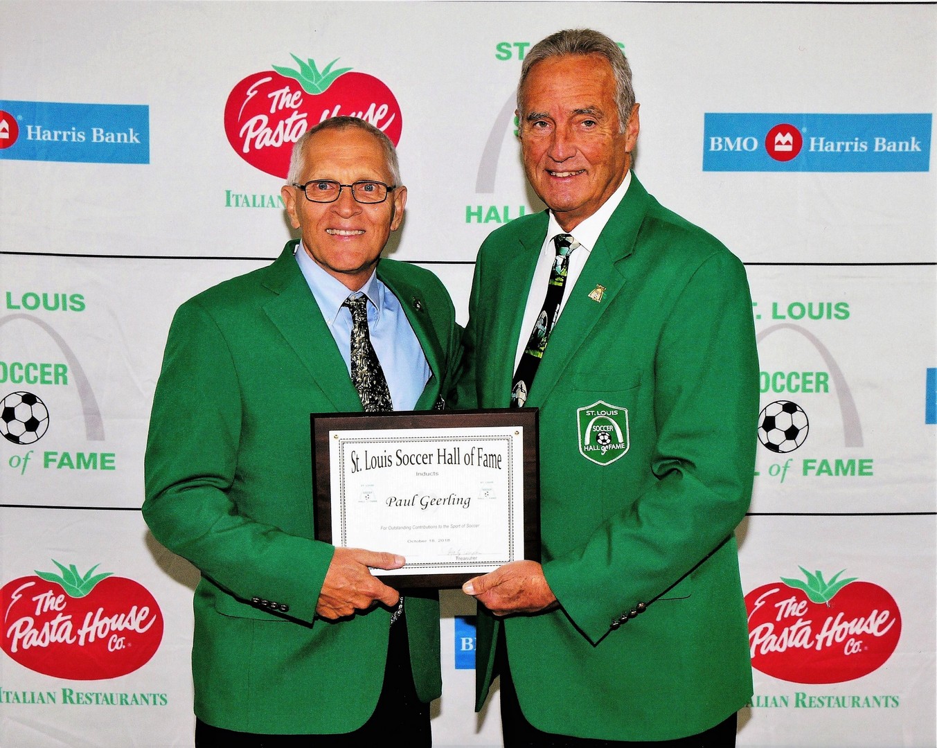 2018 Induction Banquet - St. Louis Soccer Hall of Fame