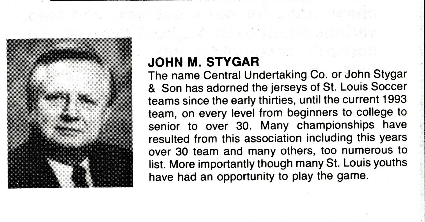 1993 Inductees - St. Louis Soccer Hall of Fame