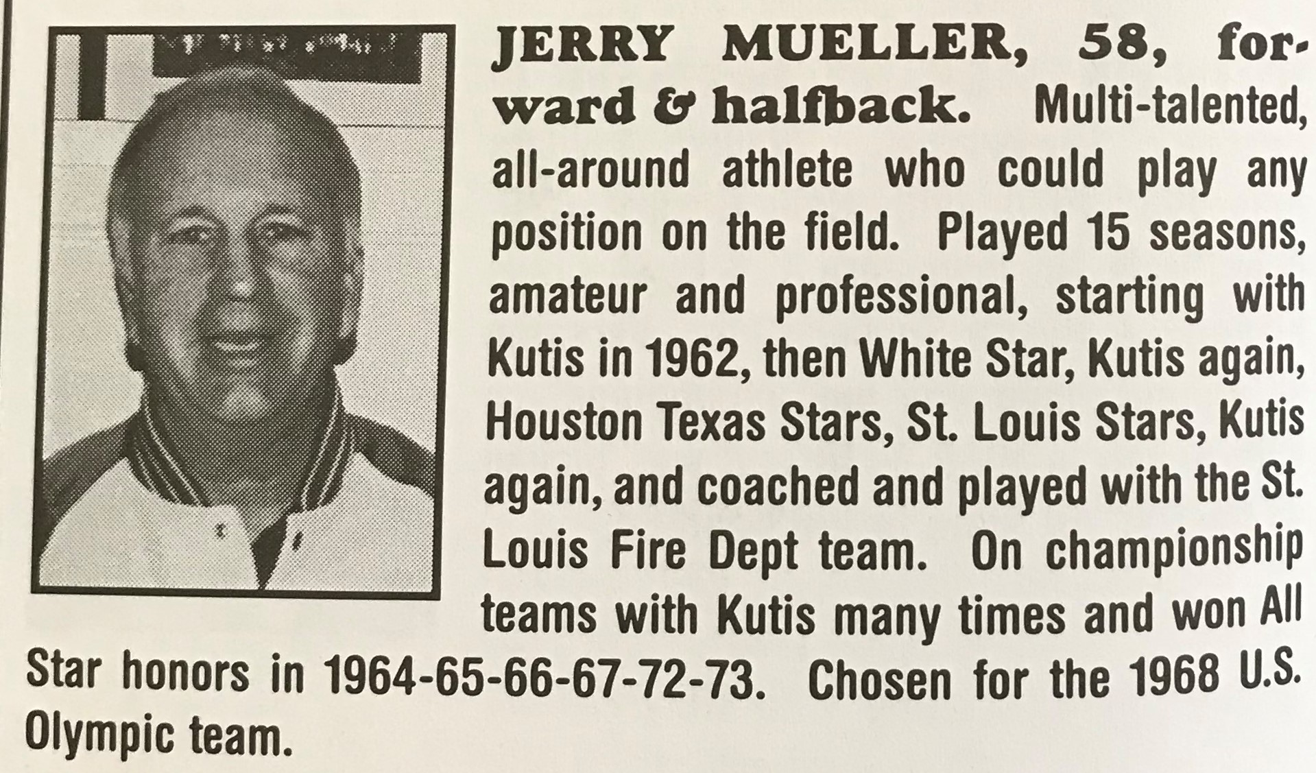 1999 Inductees - St. Louis Soccer Hall of Fame