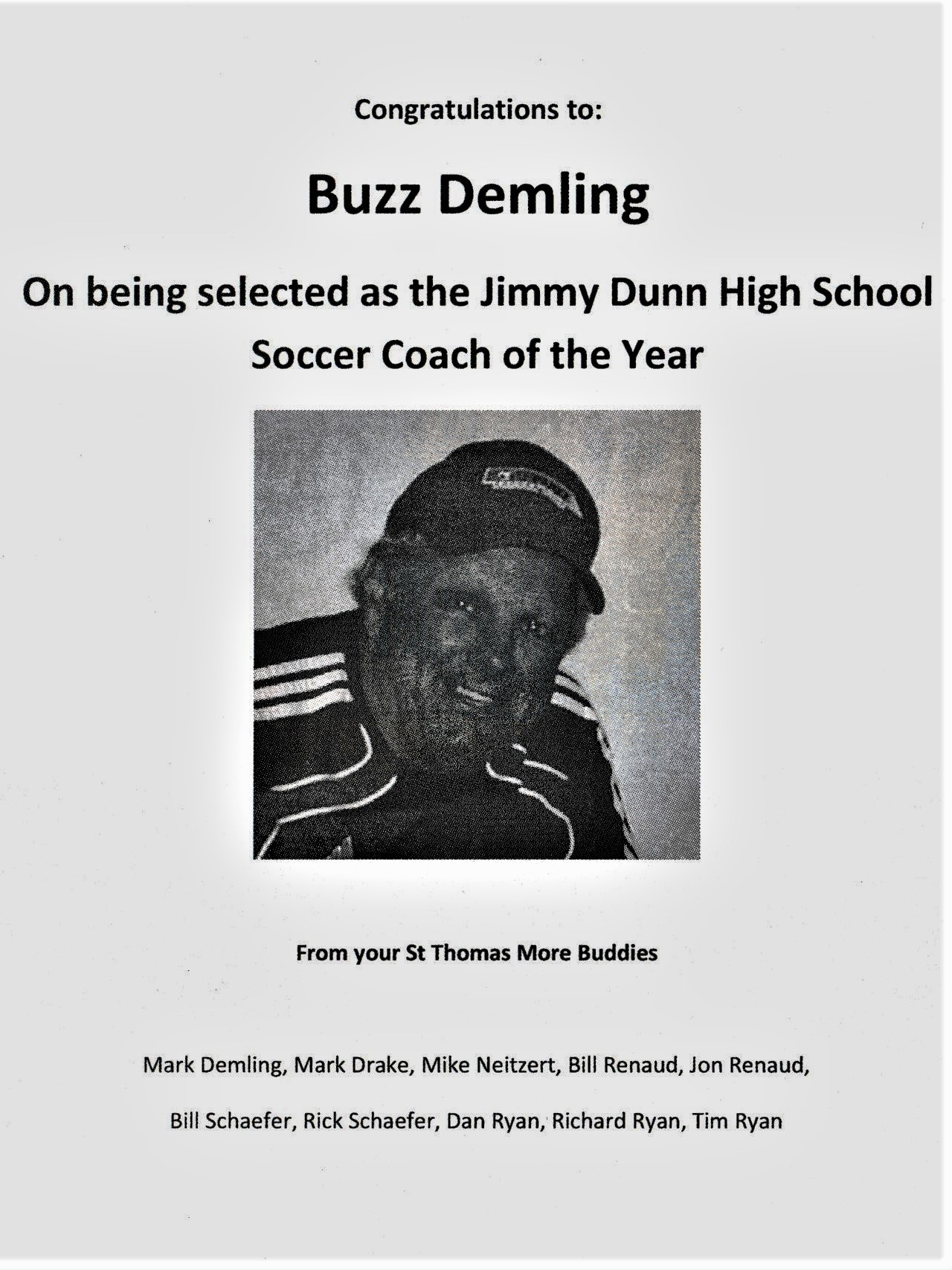 Demling, Buzz 2002 - St. Louis Soccer Hall of Fame