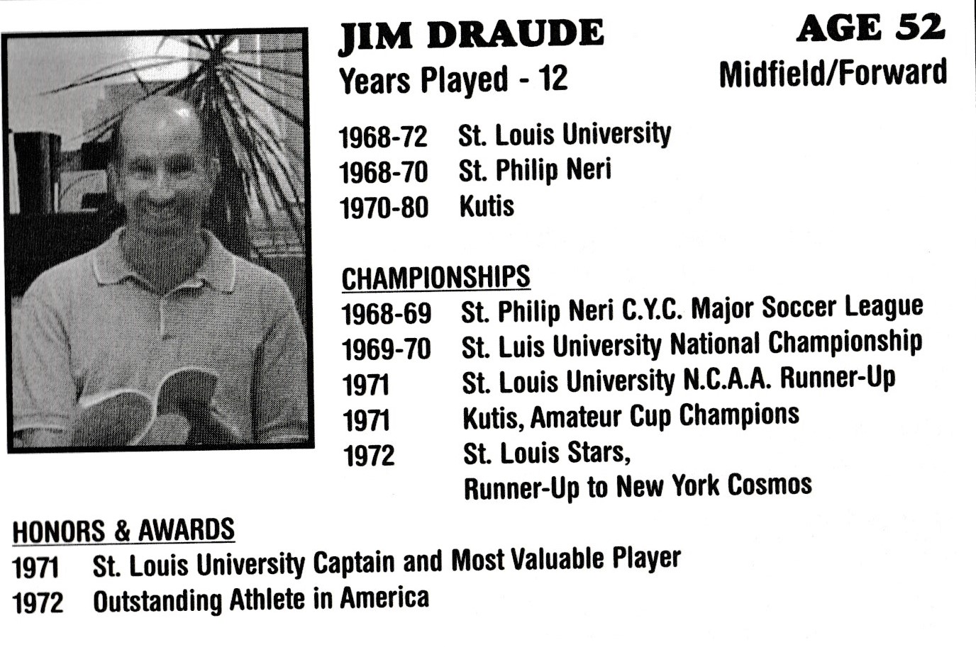 2002 Inductees - St. Louis Soccer Hall of Fame