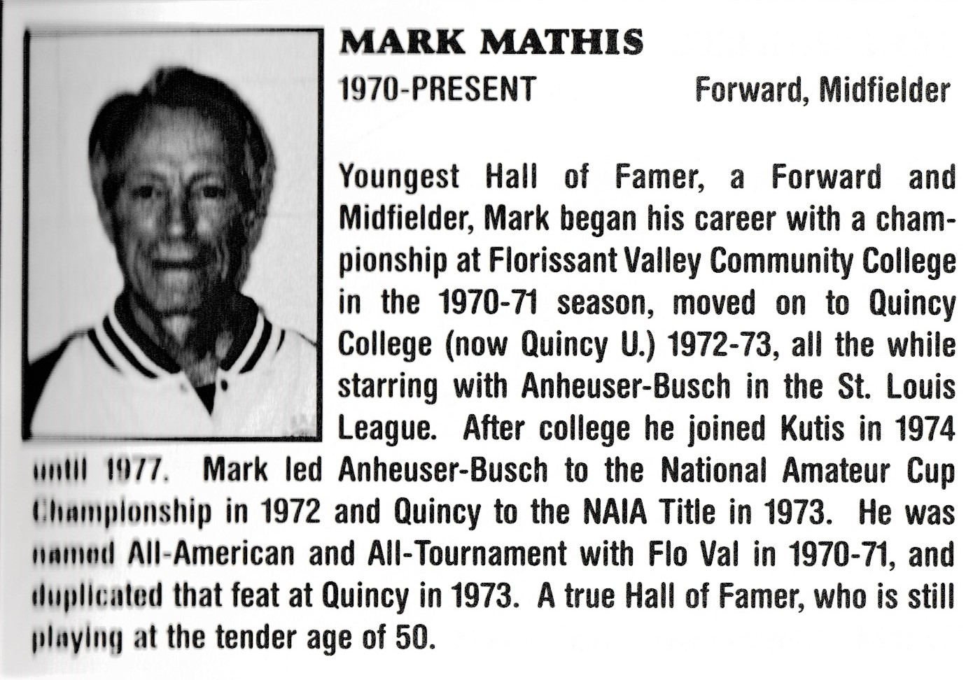 2003 Inductees - St. Louis Soccer Hall of Fame