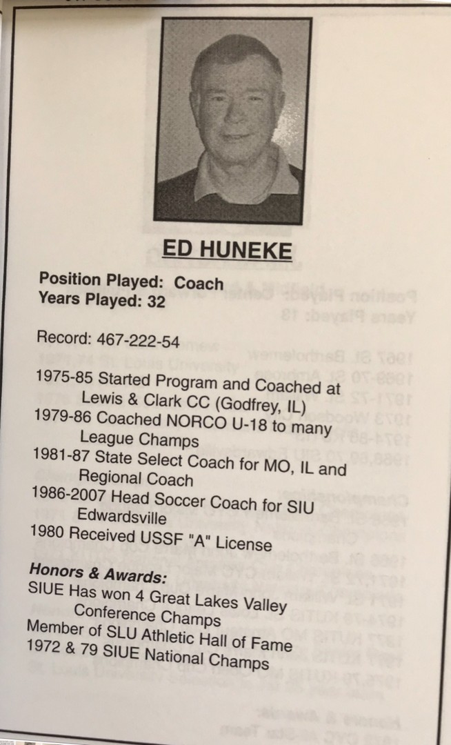 2009 Inductees - St. Louis Soccer Hall of Fame