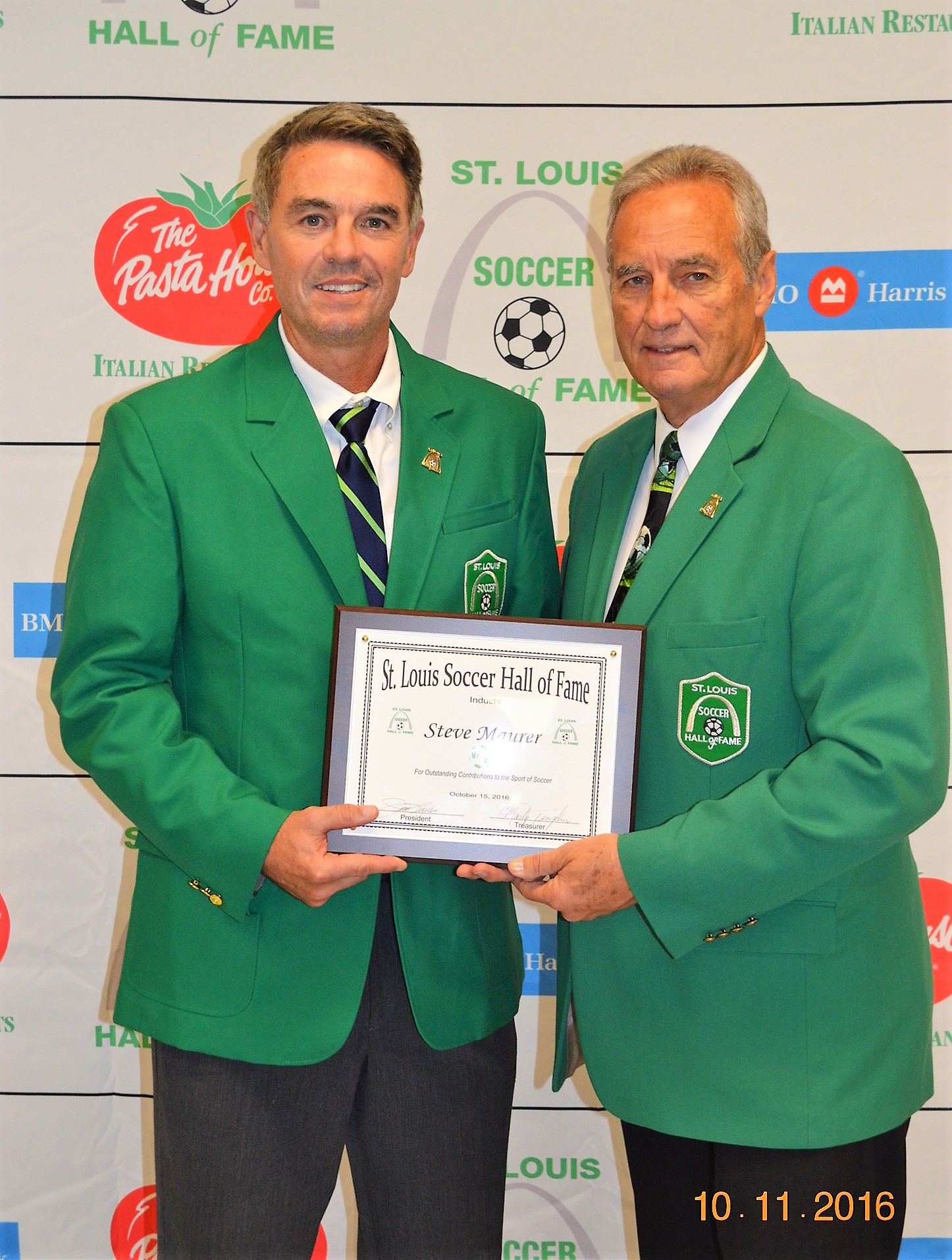 2016 Induction Banquet - St. Louis Soccer Hall of Fame