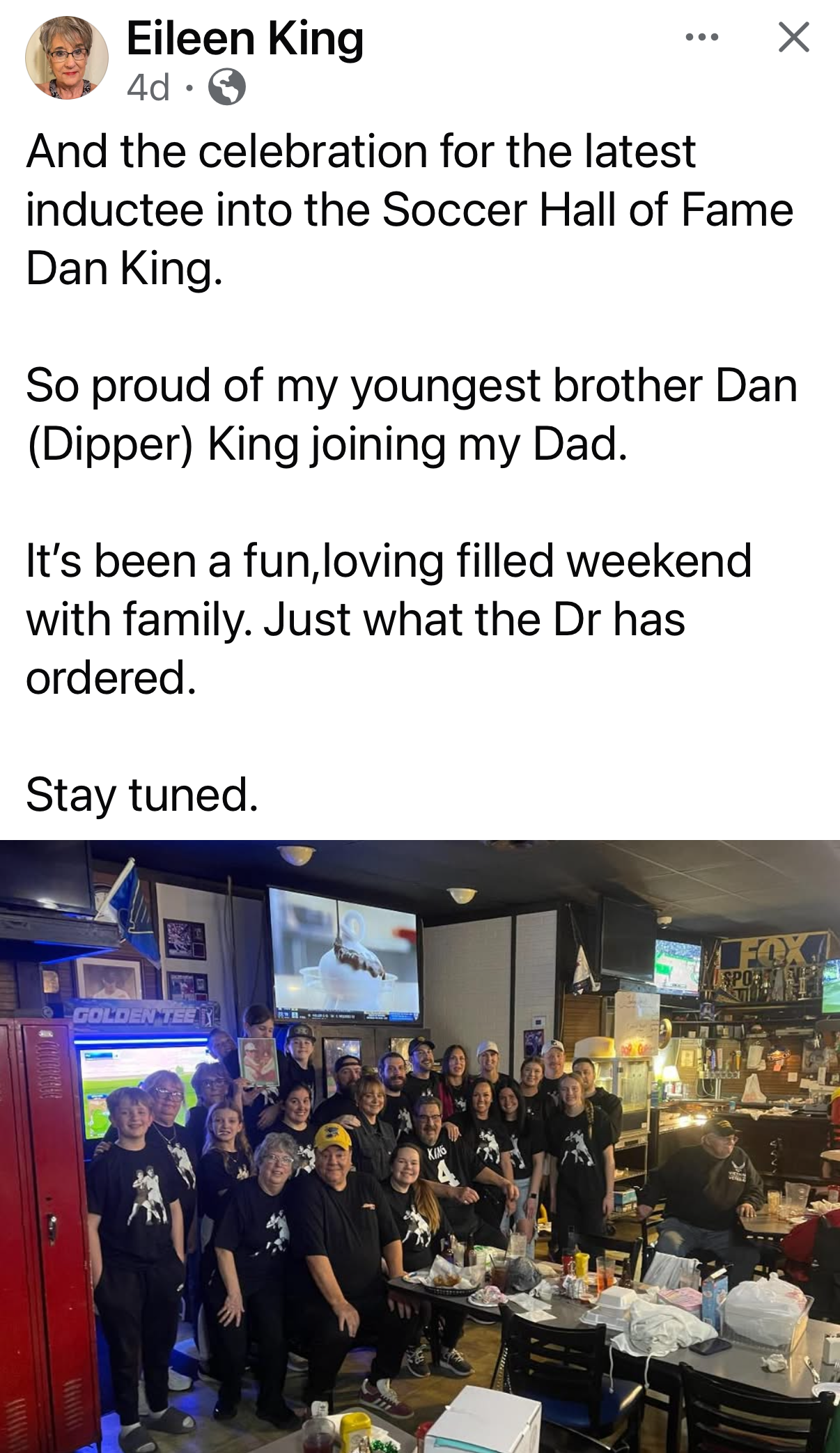 King, Dan 2025 - St. Louis Soccer Hall of Fame