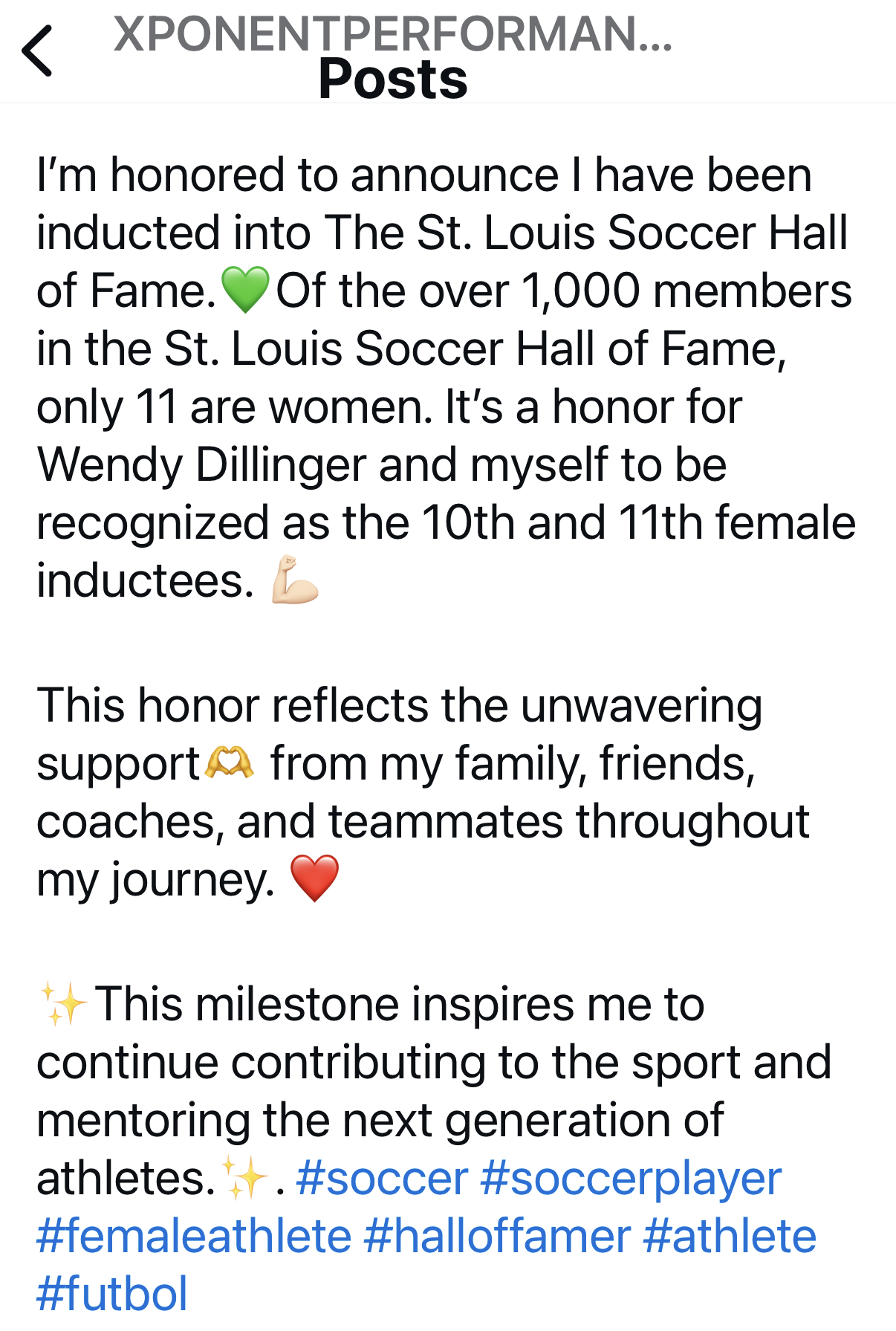 Bruch Hogan, Jessica 2025 - St. Louis Soccer Hall of Fame
